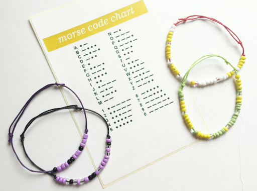 Morse Code Bracelet | South Huntington Public Library